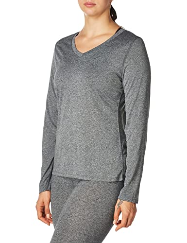 Hanes womens O9309 athletic shirts, Black Heather, Small US