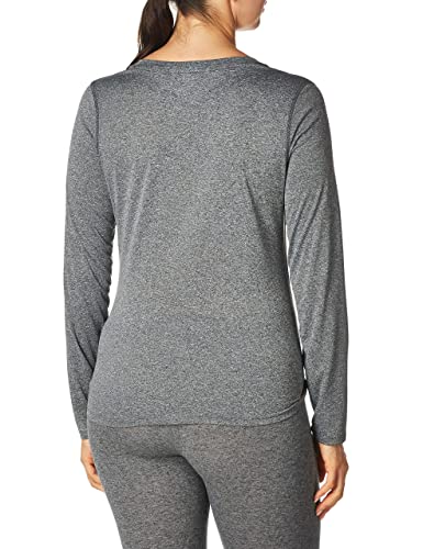 Hanes womens O9309 athletic shirts, Black Heather, Small US