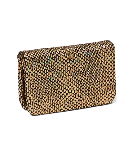 HOBO Eliza Small Zip Around Wallet For Women - Leather Construction With Interior Key Clip, Functional and Charming Wallet Disco Print One Size One Size