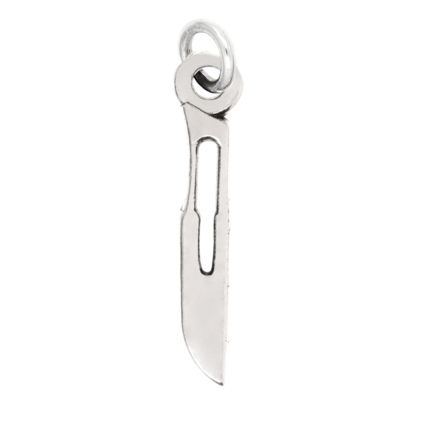 LGU Sterling Silver Oxidized Surgeon's Scalpel Charm