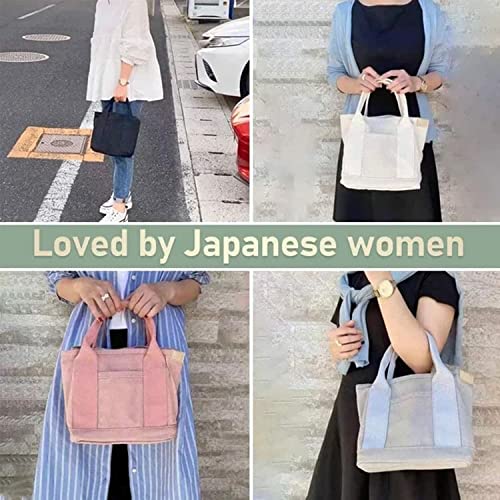 Large Capacity Multi Pocket Handbag, Ladies Fashion Canvas Tote, Canvas Bag With Zipper, Large Capacity Shoulder Bags (1PCS Black)