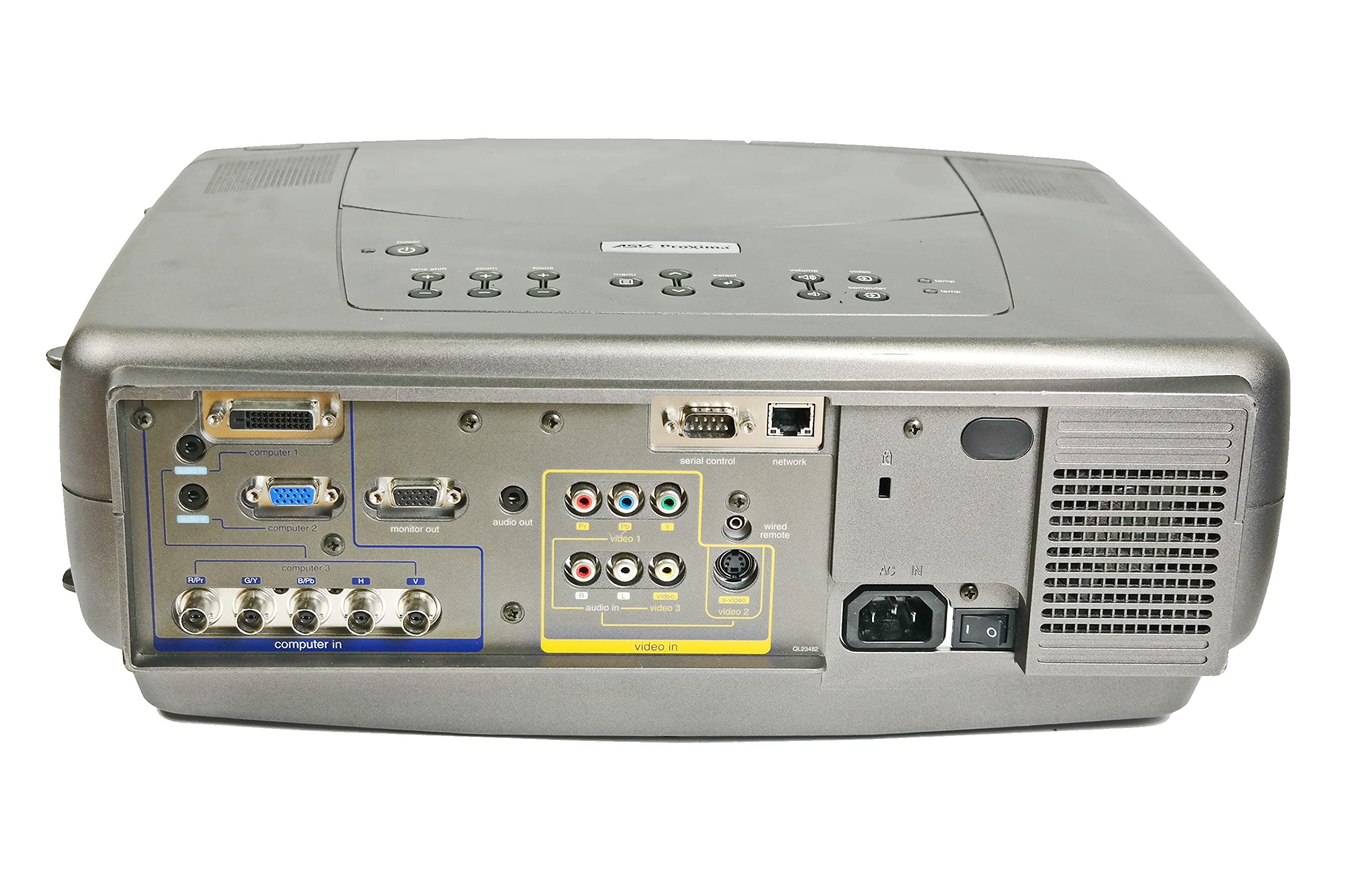 ASK Proxima C440 3500 Lumens, 750:1 Contrast, 17.0 lbs, 1.0" 3 LCD Projector