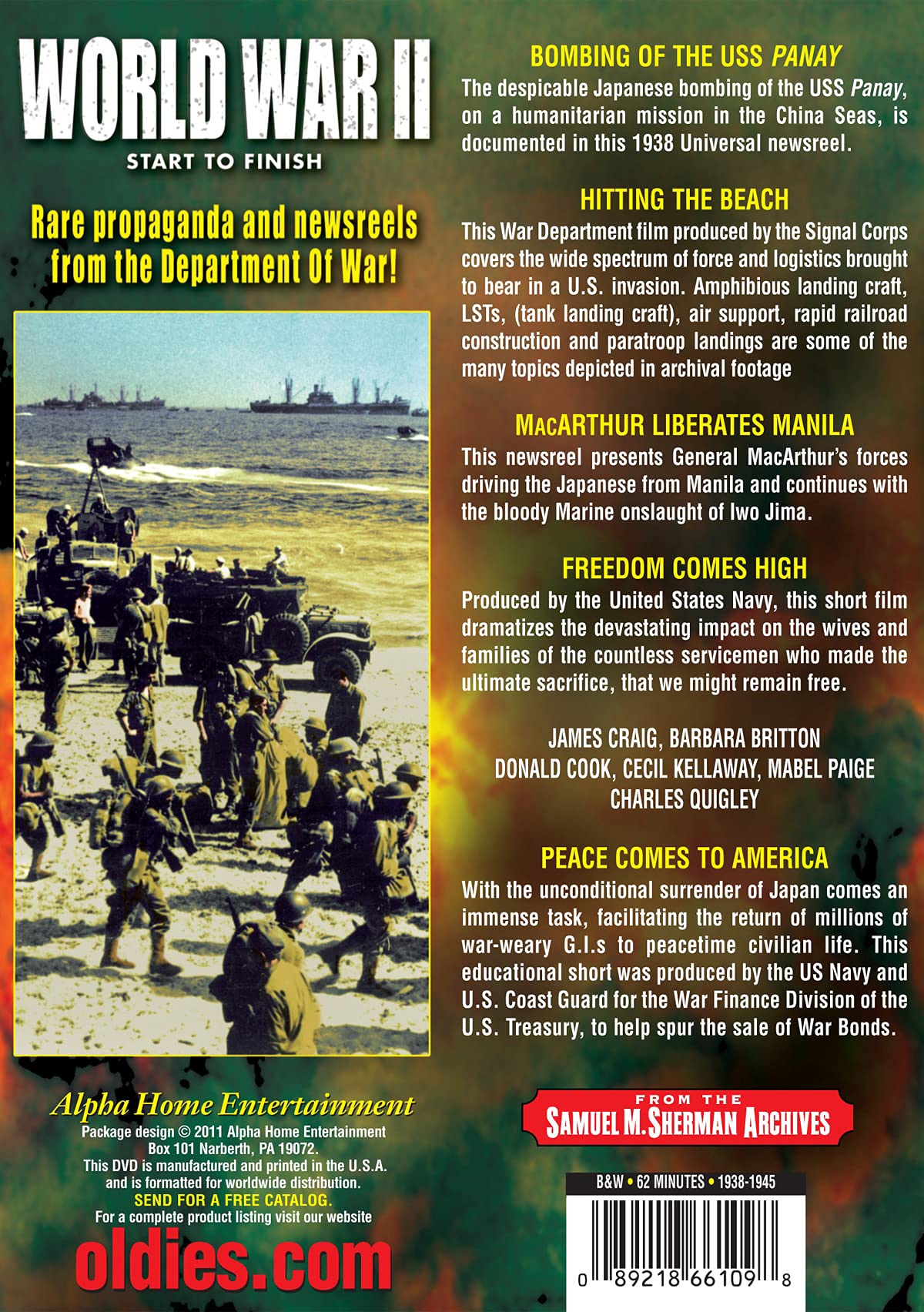 WWII - World War II: Start to Finish - Rare Propaganda and Newsreels