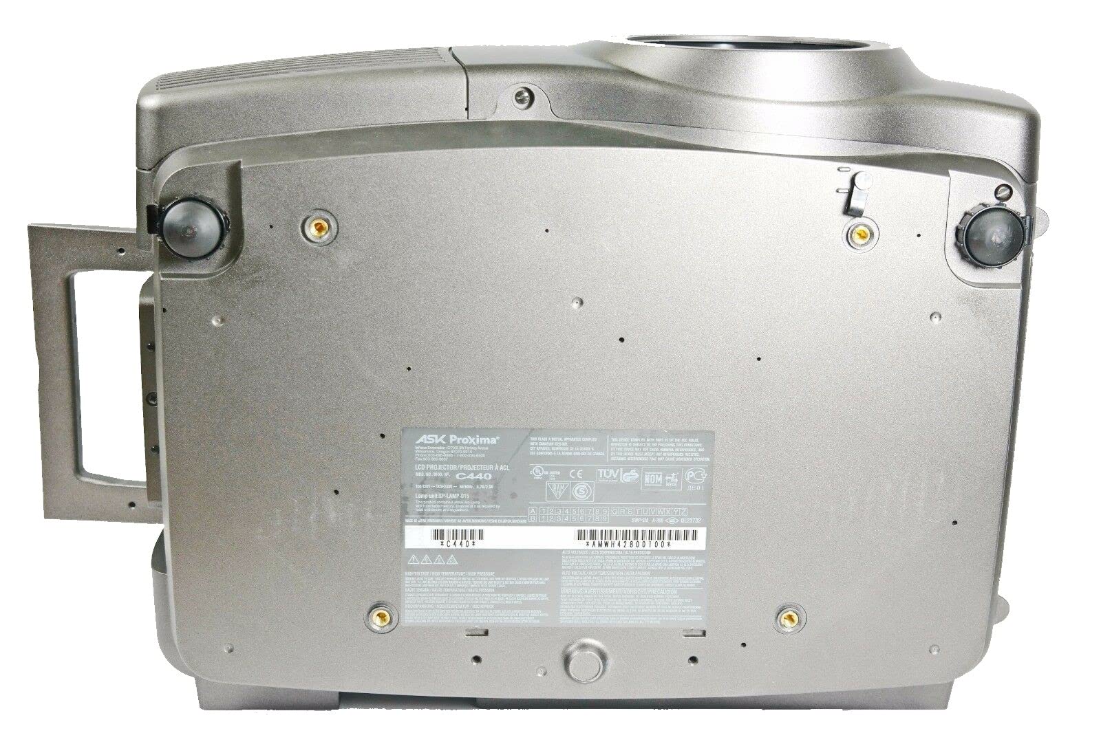 ASK Proxima C440 3500 Lumens, 750:1 Contrast, 17.0 lbs, 1.0" 3 LCD Projector