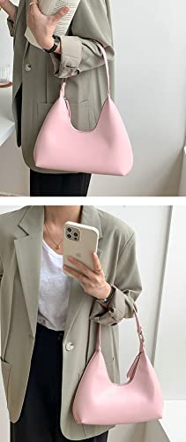 Women's Satchel Bag PU Clutch Small Satchel Bag Cute Shoulder Bag Hobo Bag Solid Color Fashion Mini Clutch