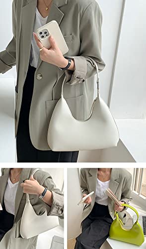 Women's Satchel Bag PU Clutch Small Satchel Bag Cute Shoulder Bag Hobo Bag Solid Color Fashion Mini Clutch