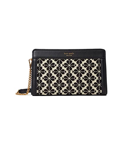 Kate Spade New York Spade Flower Jacquard Medium Crossbody Cream Multi One Size