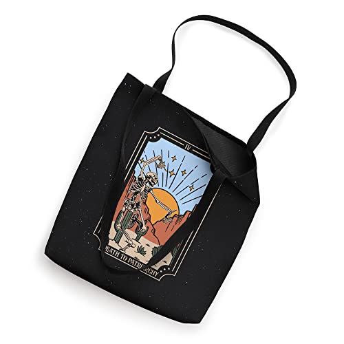 Feminist Feminism Empowered Death To Patriarchy Tarot Card Tote Bag