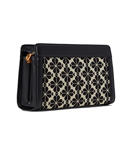 Kate Spade New York Spade Flower Jacquard Medium Crossbody Cream Multi One Size