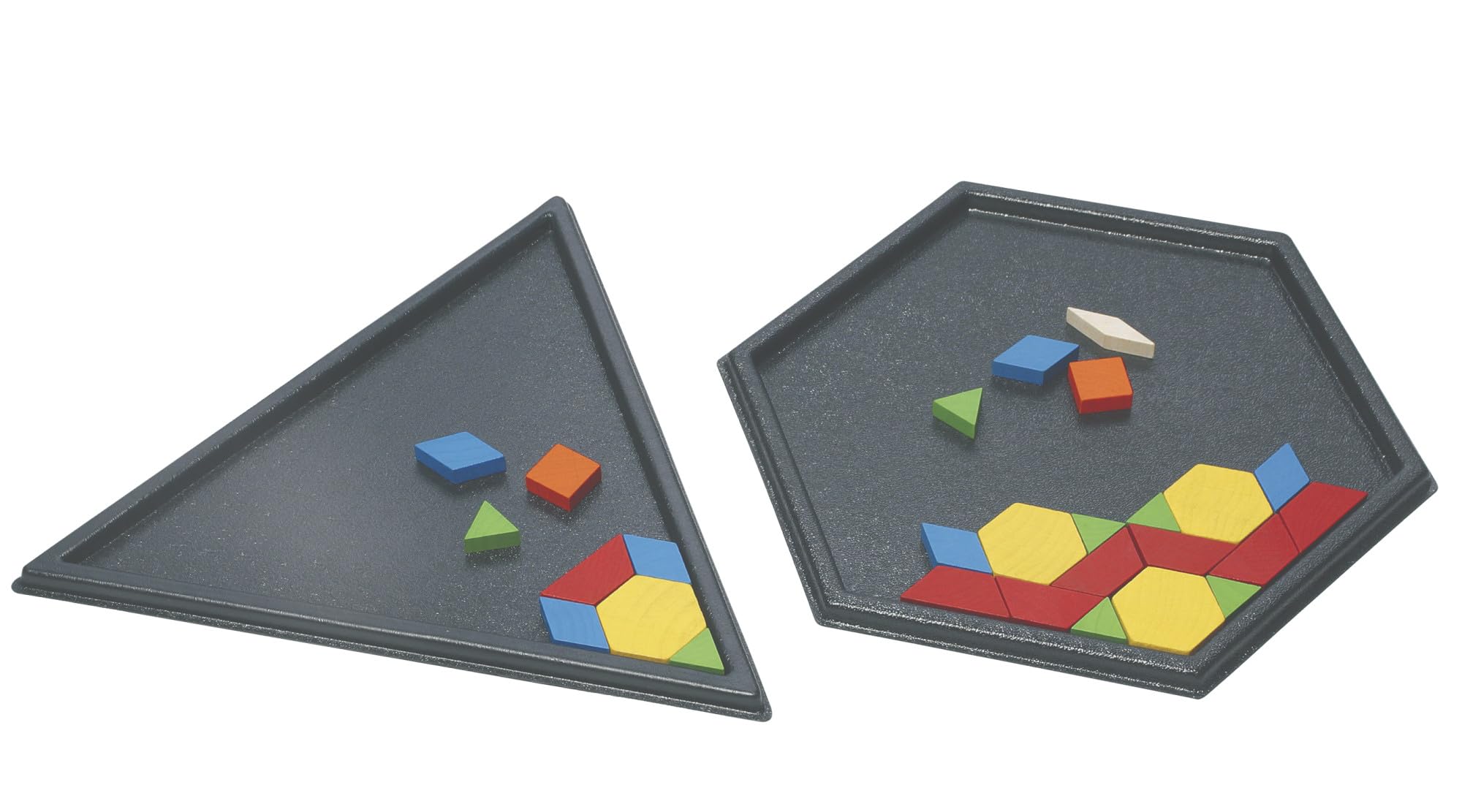 LEARNING ADVANTAGE - 102842 Learning Advantage Inc Pattern Block Trays - Set of 2, 9 x 12 Inches