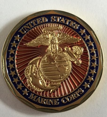 United States Marine Corps Challenge Coin Put On TheWhole Armor of God