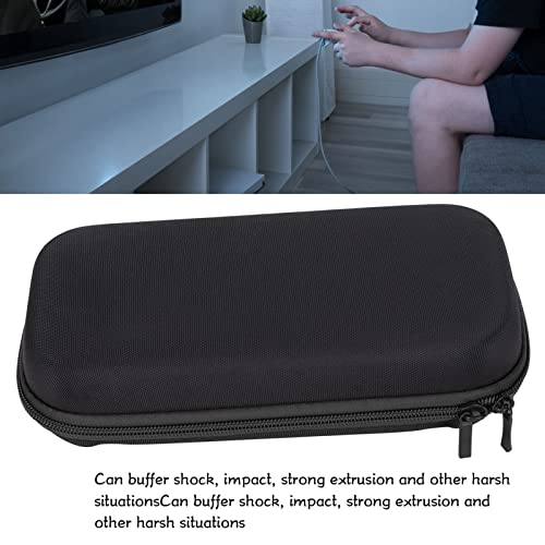 Game Console Storage Bag, Thickened Scratch Proof Lining Gamepad Carrying Pouch Protective for Game Controller (Black Zipper Regular)