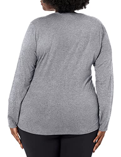 Russell Athletic Women's Essential Long Sleeve Tee Shirt, Oxford, XL