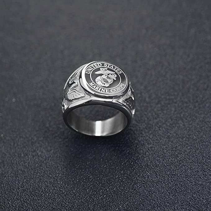 Military Ring United States US Army Men Rings Stainless Steel Jewelry