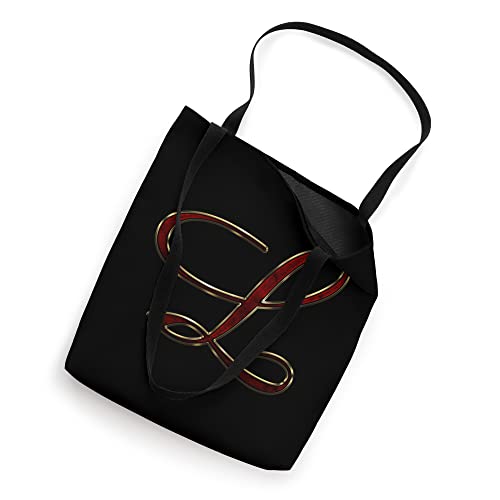 Monogram Initial Letter L Tote Bag