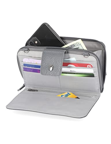 Mundi Mavis Womens RFID Crossbody Wallet Purse with Smart Phone Pocket