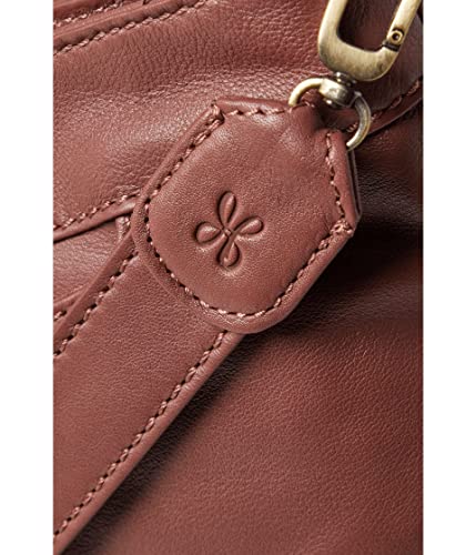 HOBO Gaby Medium Crossbody Bag For Women - Leather Construction With Interior Cotton Lining, Stylish and Trendy Handbag Berry One Size One Size