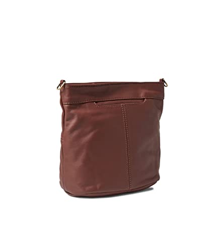 HOBO Gaby Medium Crossbody Bag For Women - Leather Construction With Interior Cotton Lining, Stylish and Trendy Handbag Berry One Size One Size