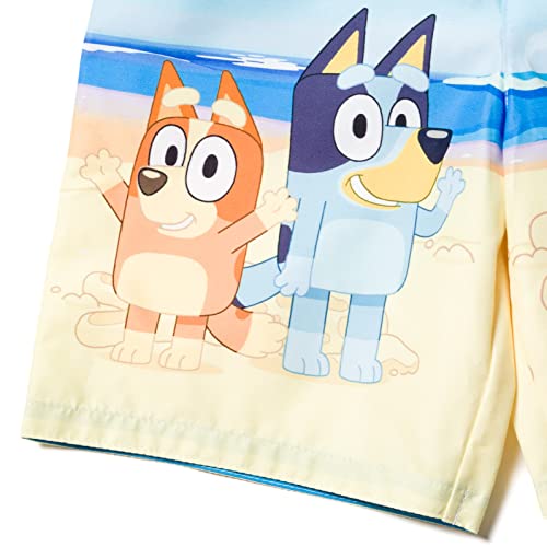 Bluey Bingo Toddler Boys Swim Trunks Bathing Suit 5T Blue