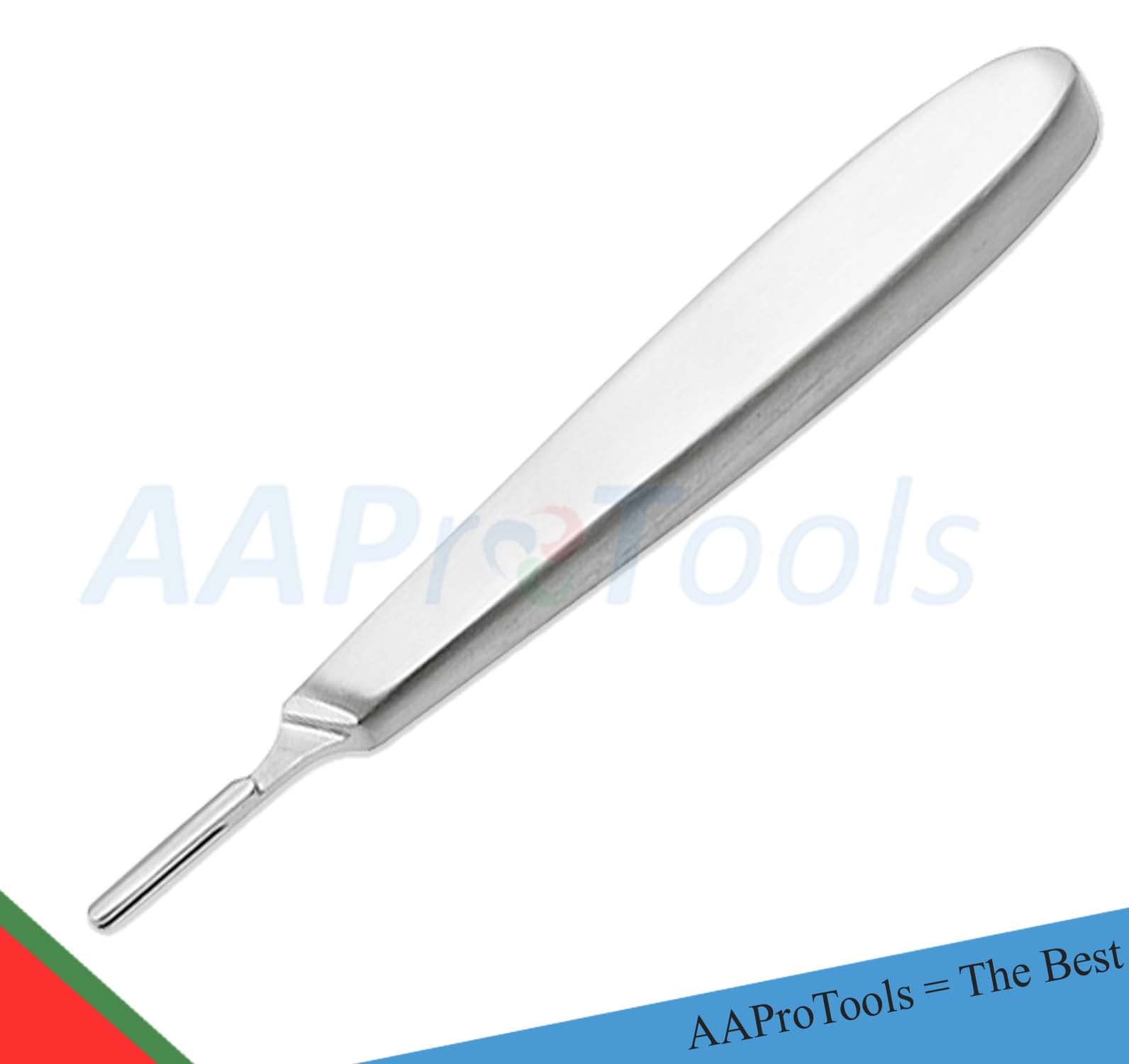 AAProTools Scalpel Handle #8, Stainless Steel (Fits Size #20, 21, 22, 23, 24, 25, 60, 70 Scalpel Blades)
