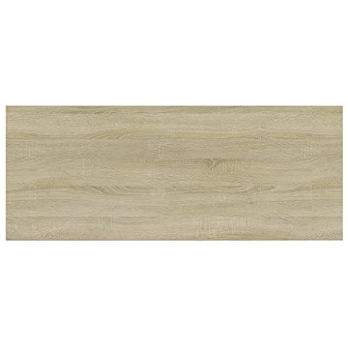ZQQLVOO Floating Shelves, Shelves Wall Mounted, Wall Storage Shelves for Living Room, Bedroom, Kitchen, Bookshelf Boards 4 pcs Sonoma Oak 39.4"x15.7"x0.6" Chipboard