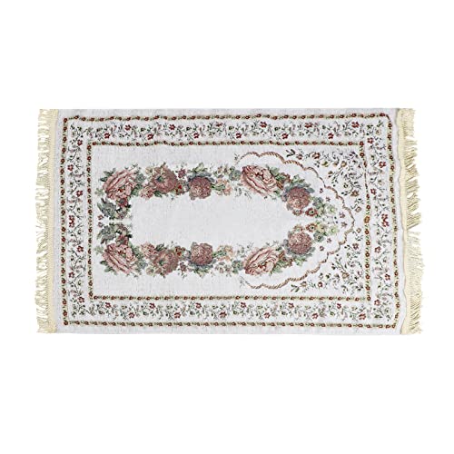 Islamic Prayer Rug Traditional Muslim Prayer Rug Mat Thick Soft Turkish Praying Carpet Janamaz Sajadah Ramadan Eid Gifts for Knees Forehead