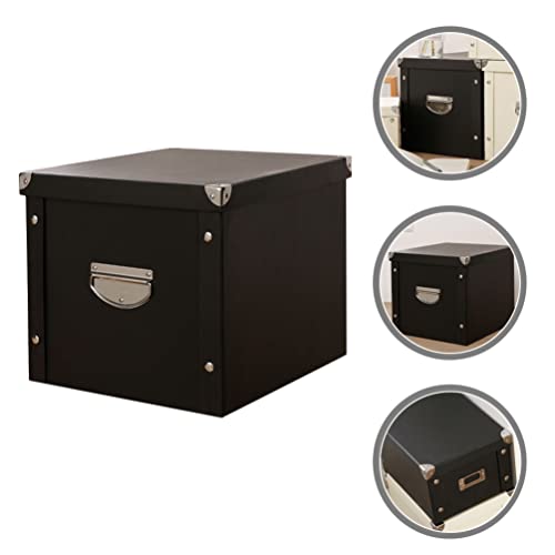 Cabilock Collapsible Storage Box Clothes Storage Case With Lid Bedroom Storage Holder