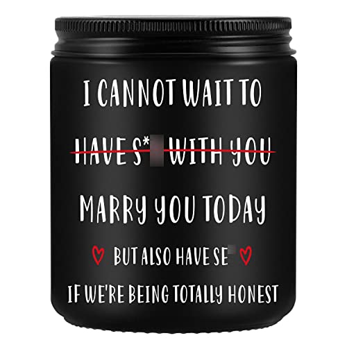 SOGLIM Wedding Day Candle - Future Husband Gifts, Future Wife Gifts - Gifts for Groom from Bride on Wedding Day - Funny Wedding Gifts for Bride, Groom, Fiance, Soon to Be Husband Future Bride Newlywed