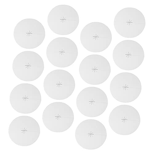 SEWACC 300 Pcs Candle Tray Accessory Tray Office Tables for Home Home Candles Candles Drip Protector Paper Drip Protectors Drip Protective Plate Aluminum Foil White Wafer