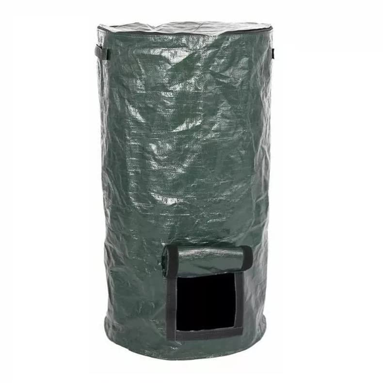 SKGFKYRM Garden Compost Bag Composting Bins Plastic Light Weight Collapsible and Reusable Organic Bags Gardening Gifts Compost Bin Outdoor (Size : 45x80cm)