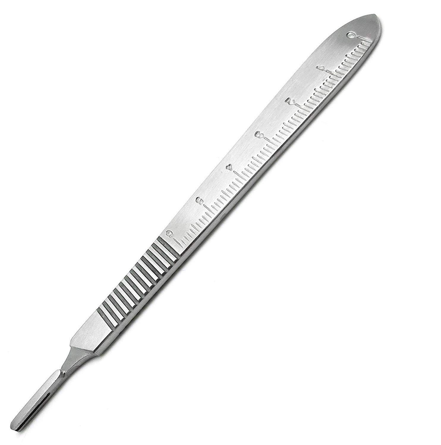 Premium Quality Scalpel Graduated Handle #3, with Ruler/Scale Stainless Steel (Fits Size 9-16 Scalpel Blades)