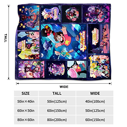 Anime Blanket Cartoon Throw Blanket for Couch Sofa Bed Living Room Gifts for Halloween Thanksgiving Christmas 50"X60"