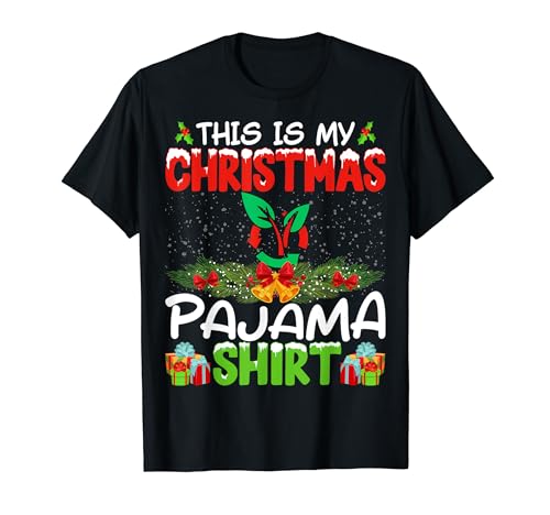 Compost Composting Xmas Pajama Shirt Christmas Holiday T-Shirt