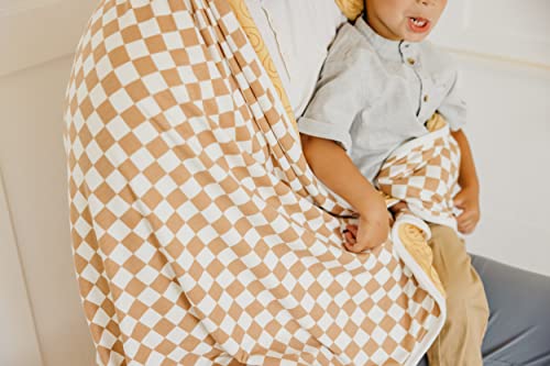 Copper Pearl Jumbo Premium Knit 3 Layer Stretchy Throw Blanket Vance