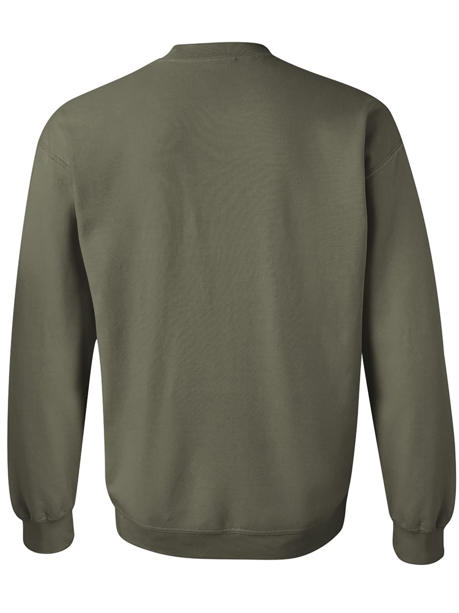 zerogravitee United States Marine Corps Crewneck Sweatshirt in Military Green (black text) - X-Large