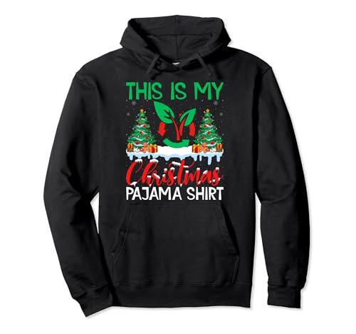 Composting Xmas Pajama Shirt Compost Composting Christmas Pullover Hoodie