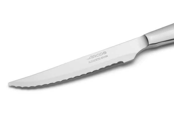 ARCOS Mesa Steak Set, 4 inches, Silver