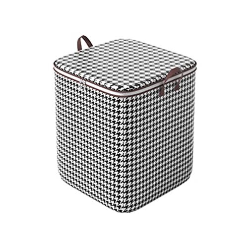 Leutsin Household Storage Box with Lid, Large Capacity Clothes Storage Bag, Winter Quilt Storage Box, Toy Storage Box for Kids, 3 Sizes Practical Storage Box (17.72x22x22, Medium)