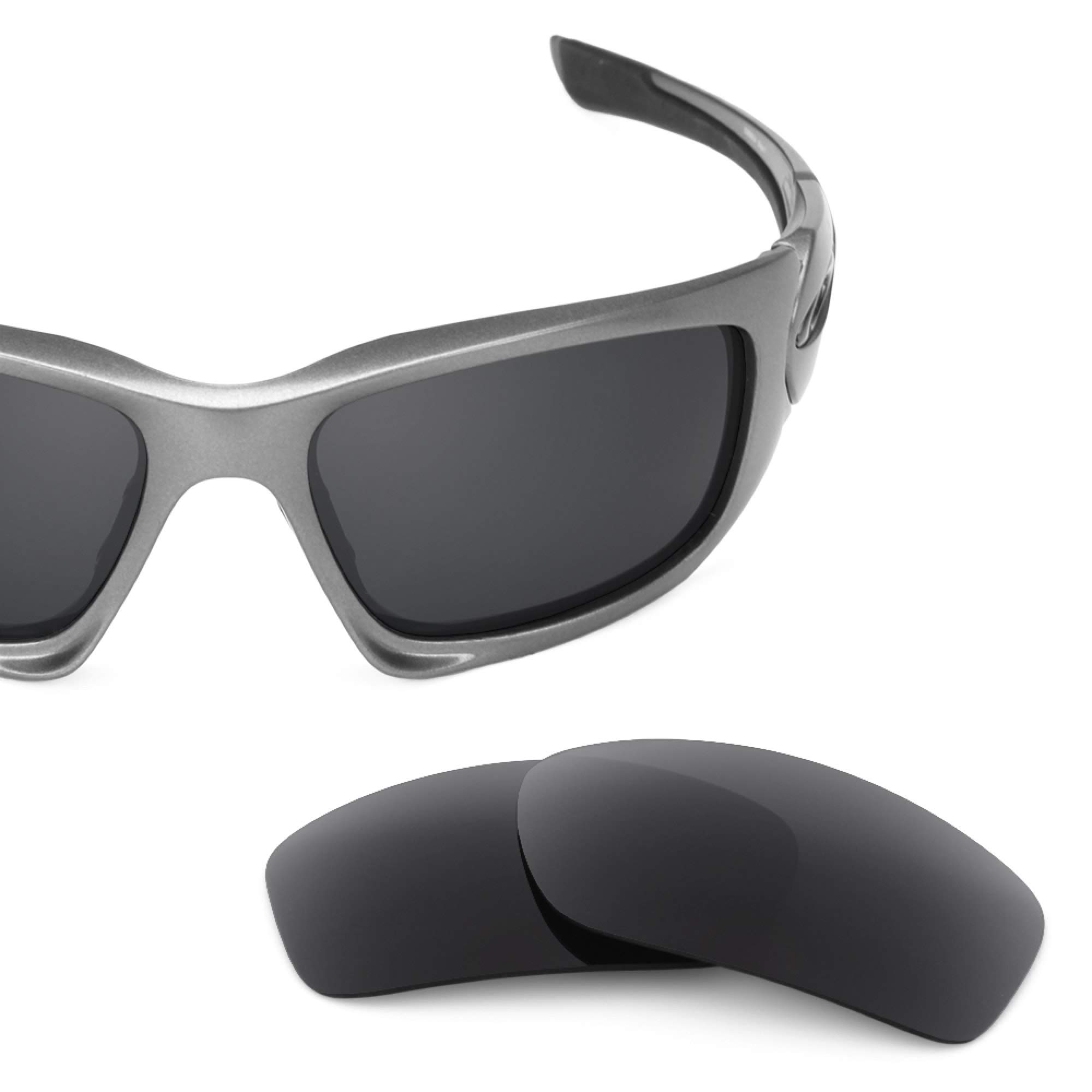 Revant Replacement Lenses Compatible With Oakley Scalpel, Polarized, Elite Stealth Black