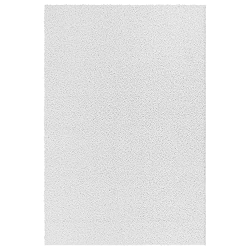 Garland Rug Southpointe Shag Area Rug, 9 ft. x 12 ft., White