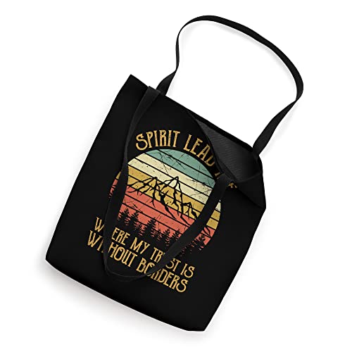Spirit Lead Me Where My Trust Is Without Border Christian Tote Bag