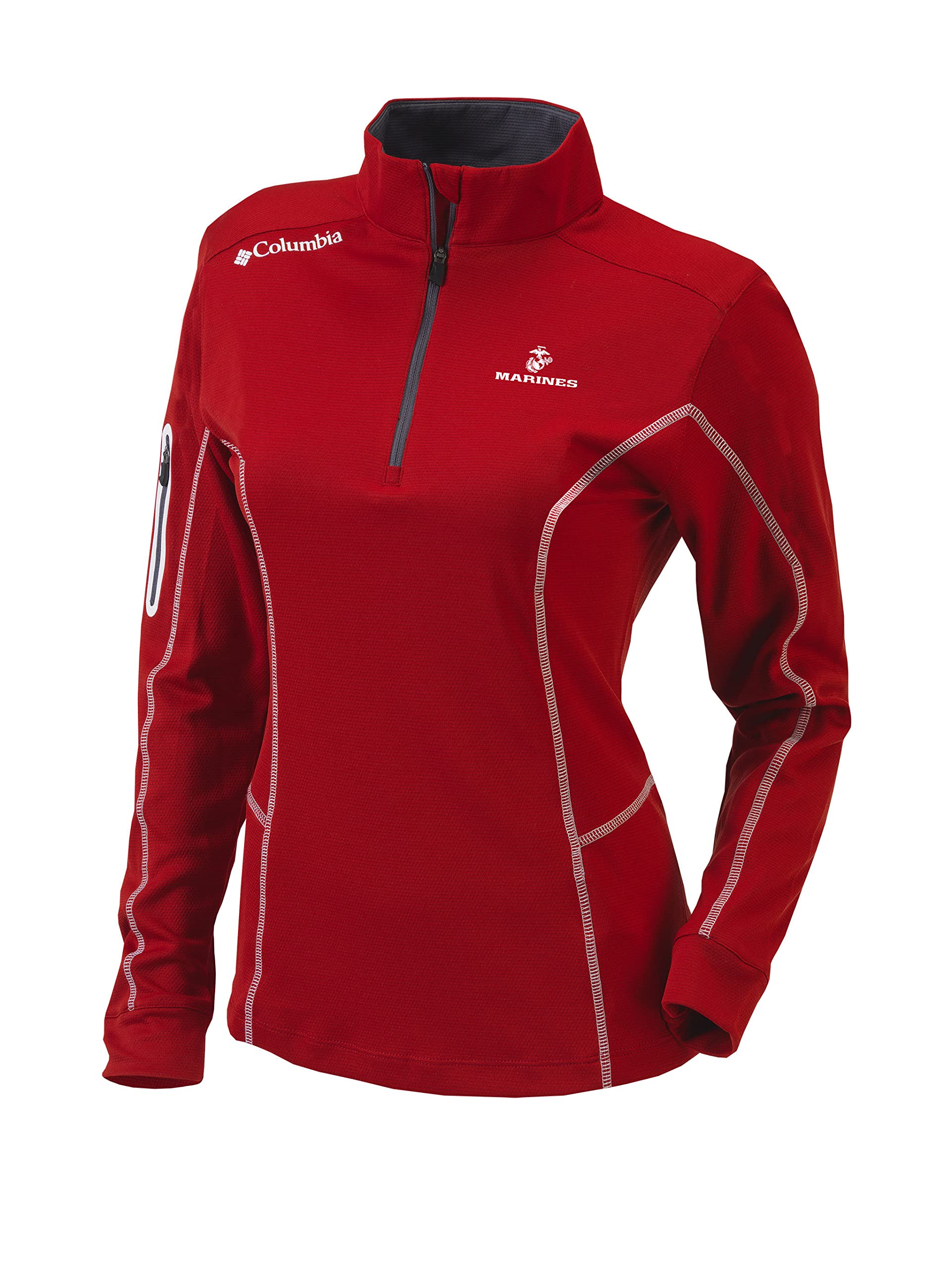 Columbia Golf Women's United States Marine Corps Logo Shotgun Pullover (Small)