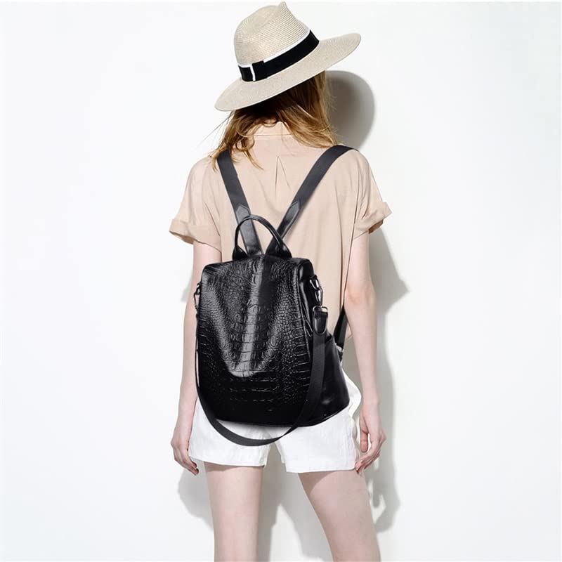JUIPO Women's Backpack Leather Backpack Travel Backpack Ladies Shoulder Bag