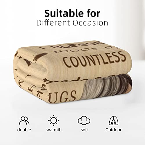 ZORKET 60th Wedding Anniversary Blanket Gifts for Couple Parents Ideas 60"x50"