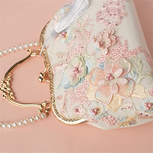 ZLXDP Embroidered Women's Shoulder Wedding Handbag Women's Evening Bag Women's