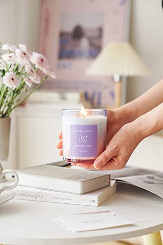 NEVAEHEART Scented Candle for Home,Pine&Eucalyptus,15.17 OZ Candle Gift Set for Women, Natural Soy Wax, Home Fragrance with Gift Box Valentines Day Decor