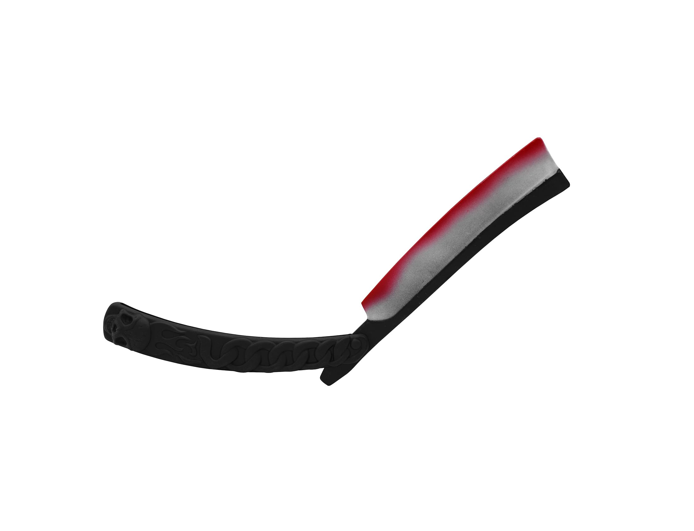 Nicky Bigs Novelties Fake Bloody Straight Razor Shaving Knife Plastic Cosplay Halloween Costume Prop