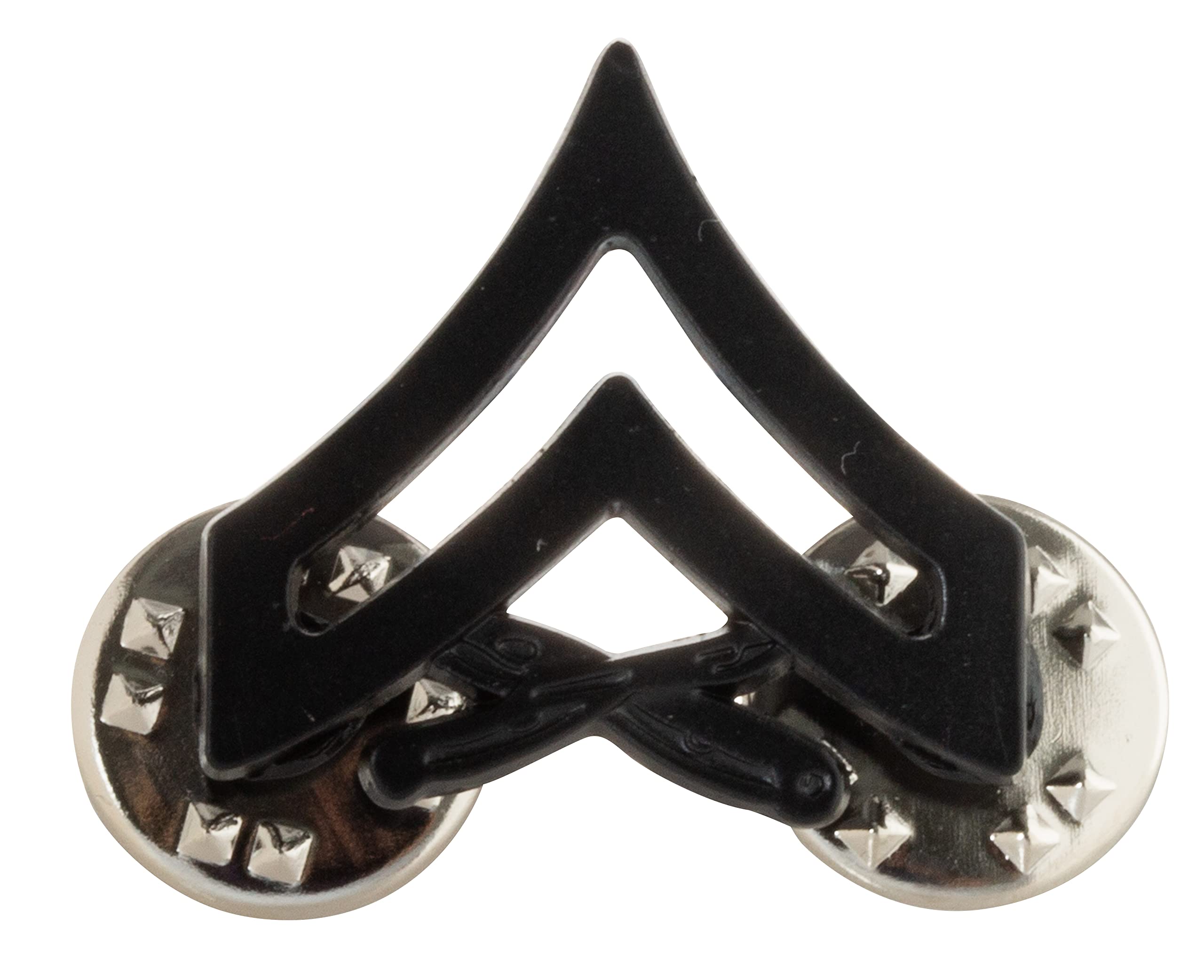 Officially Licensed United States Marine Corps Insignia of Rank Corporal E4 (Set of Two)