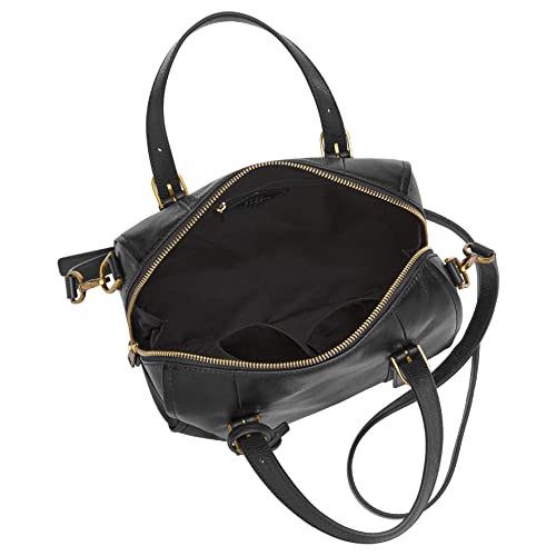 Fossil Women's Carlie Leather Satchel Purse Handbag