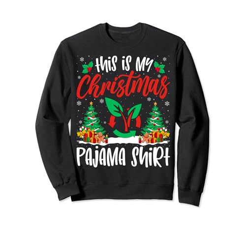Composting Xmas Pajama Shirt Composting Christmas Holiday Sweatshirt